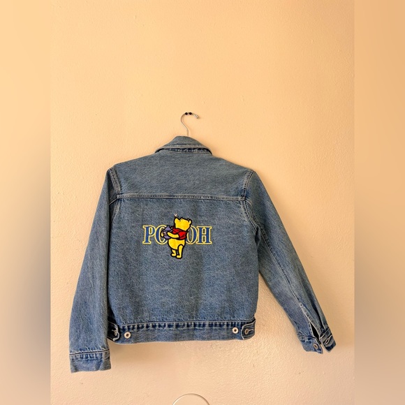 Disney | Jackets & Coats | Vintage Disney Pooh Bear Denim Jacket | Poshmark